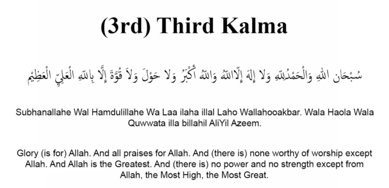 Learn The Six Kalimas of Islam - English TransliterationQuran Reading Blog